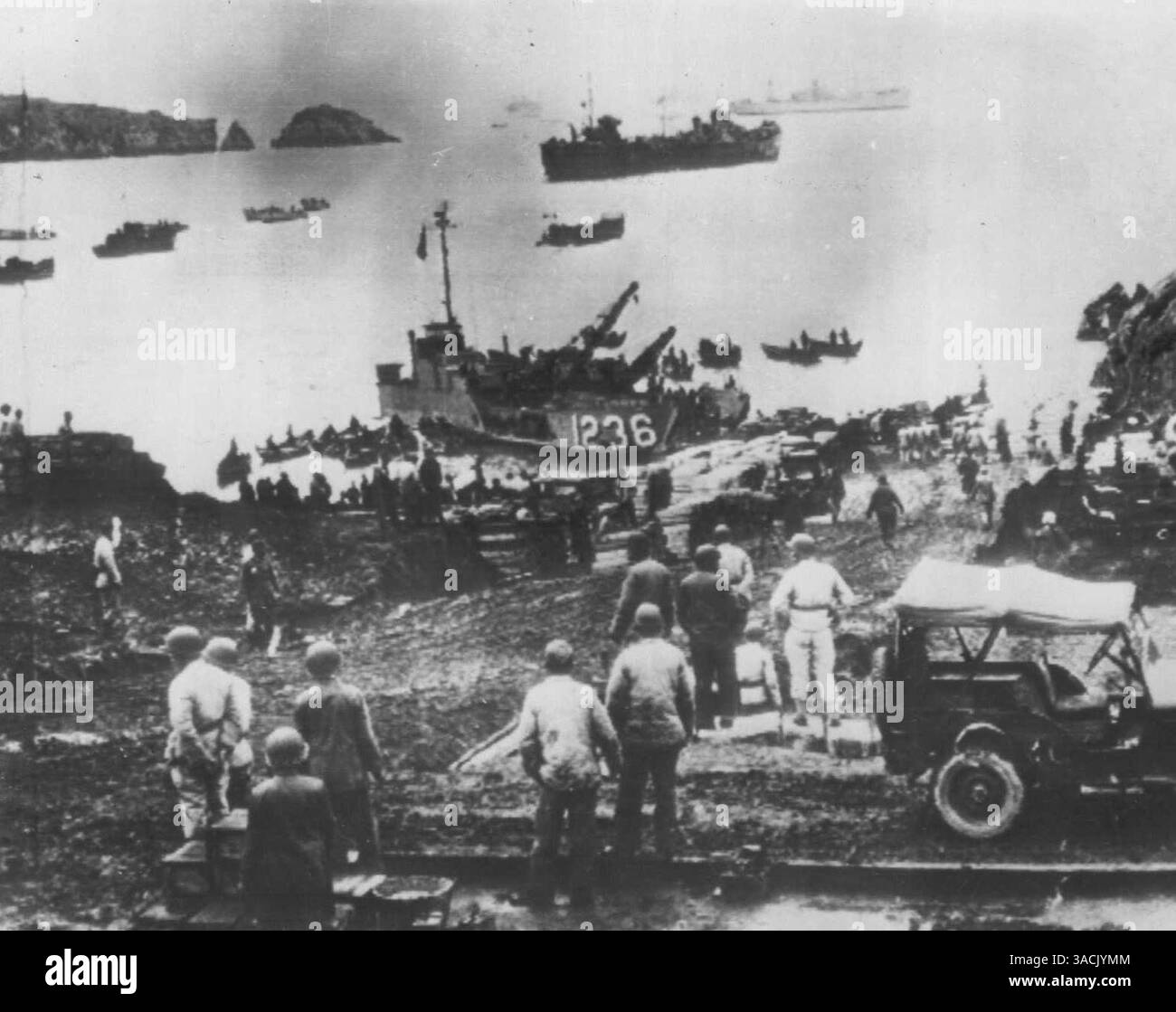 Tachen Island Evacuation Under Way -- This is a general view of the ...