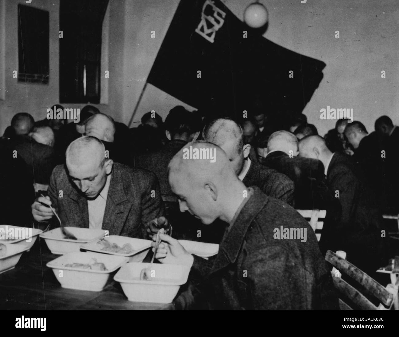 New Czech Army Conscripts Jiri Purchart (Foreground) Eats his first ...