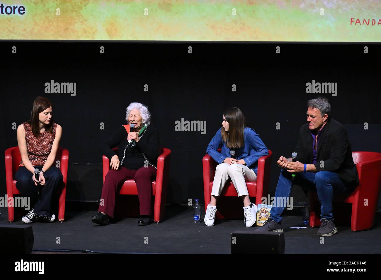 Susanna Nicchiarelli, Luciana Romoli, Anna Losanu and Andrea Bouchard ...