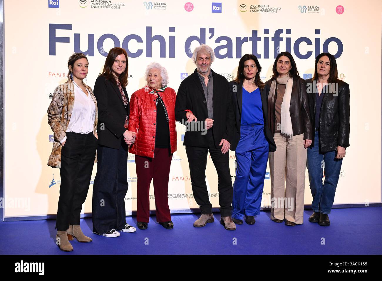Luciana Romoli attend the photocall for the presentation of Fuochi d ...