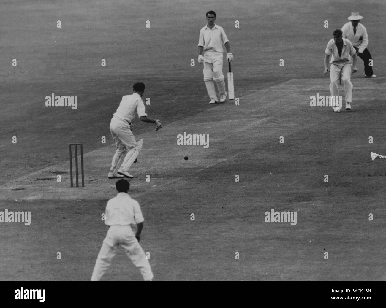Jim Burke struck trouble during his innings against Victoria at the SCG ...
