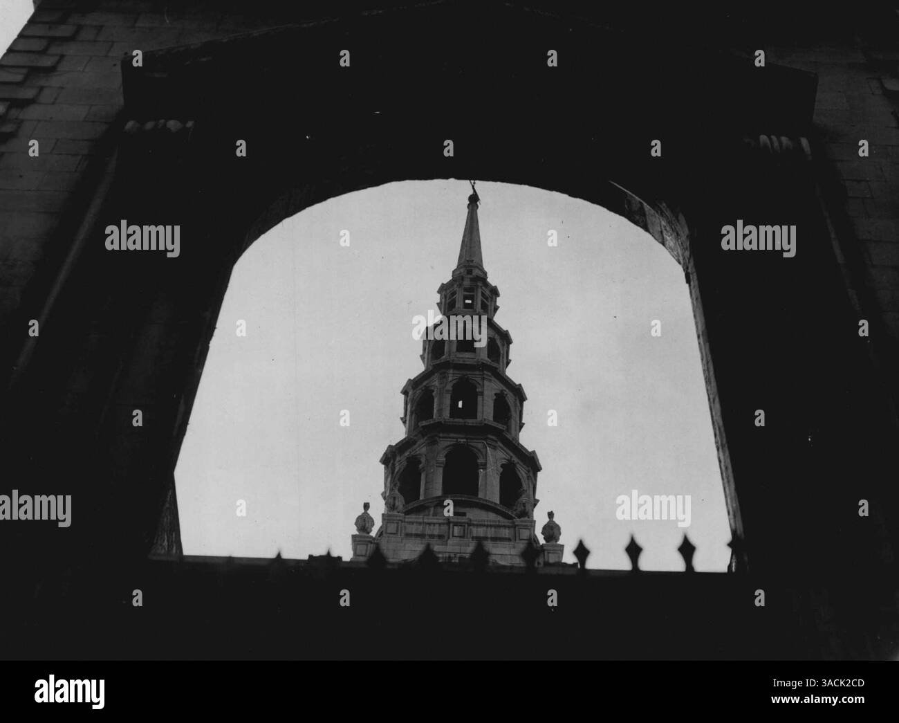 The City's Churches Framed by the gaunt transept window of its gutted ...