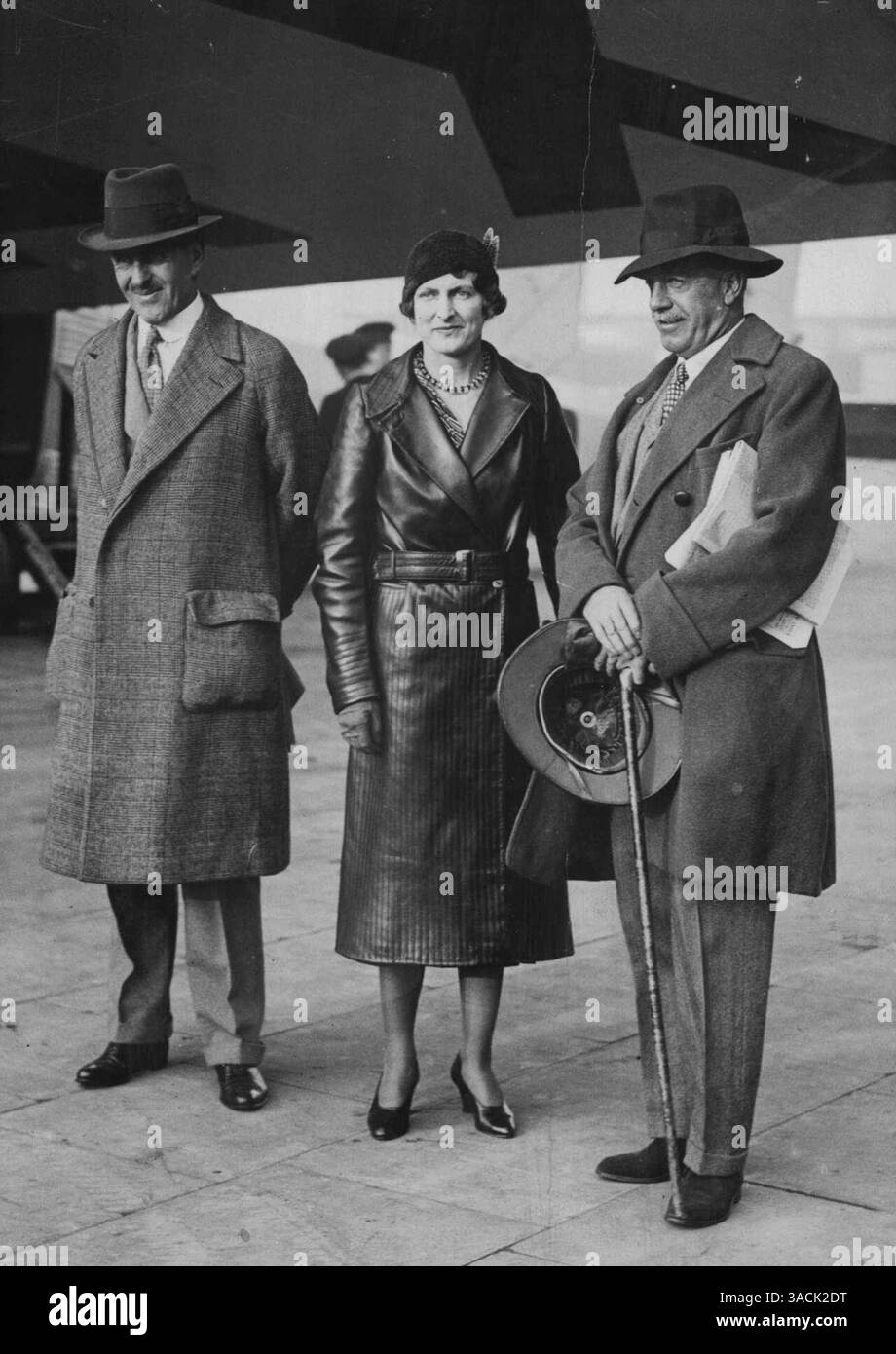 Society Woman To hunt Gorilla. Lady Broughton with her husband Sir ...