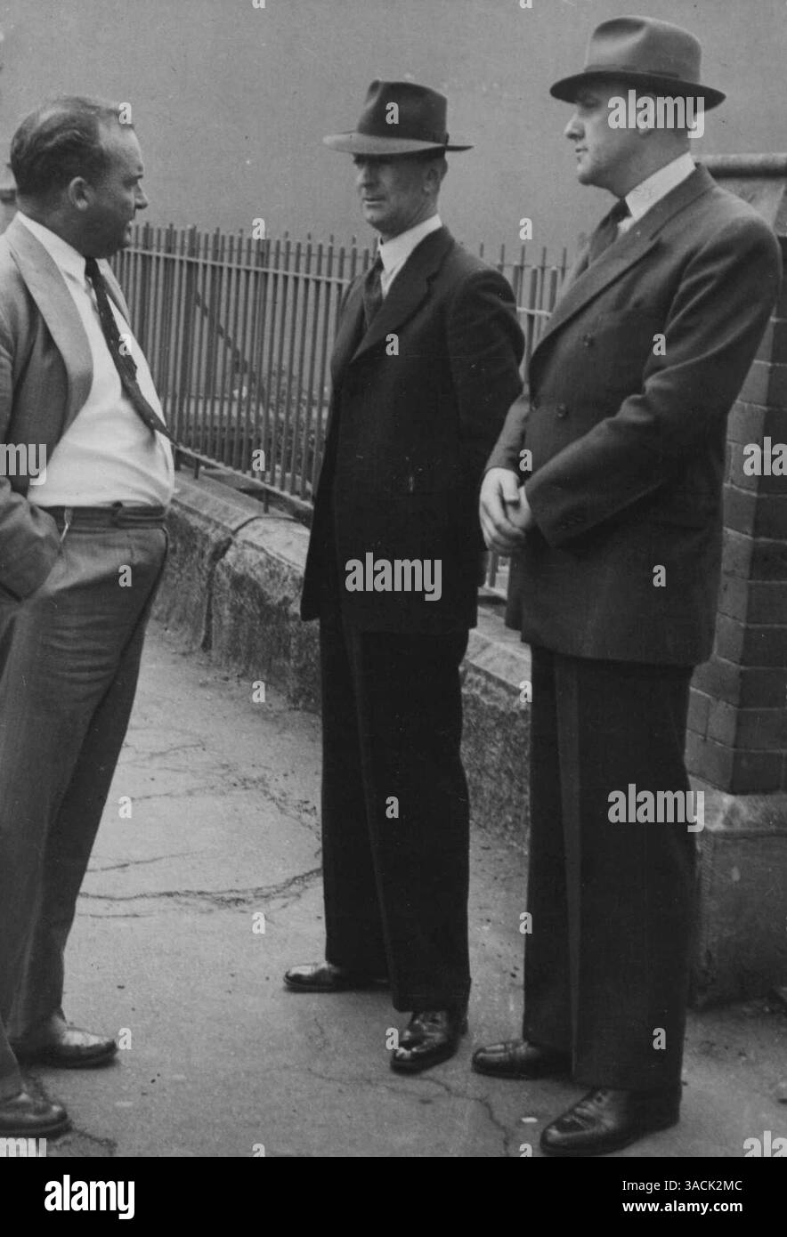 Made Arrest. Det sgt, D. Calman and Det. R. Stackpoor, who today arrested a man at Homebush ...