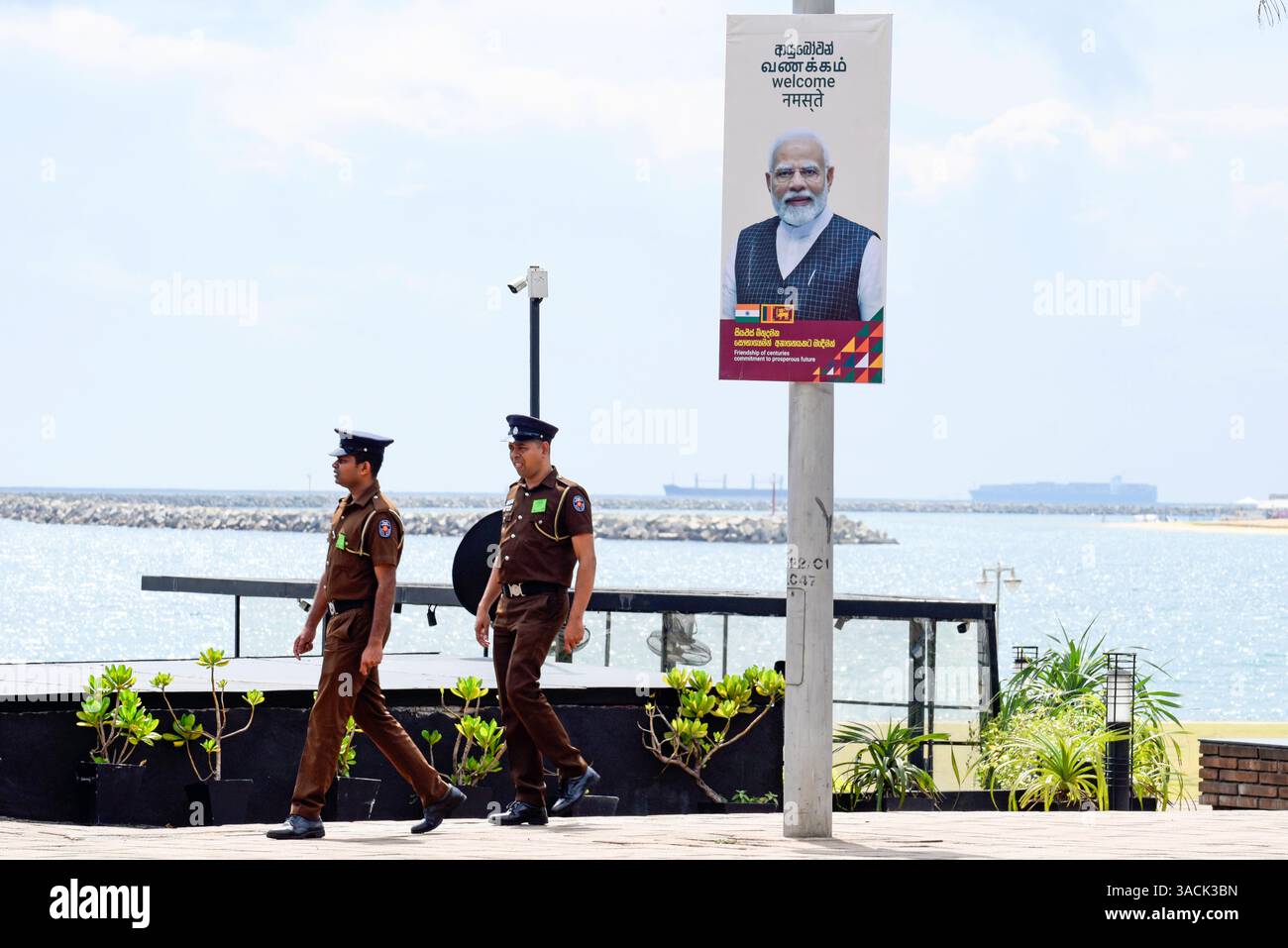 Indian Prime Minister Narendra Modi visit in Colombo, Sri Lanka Police ...