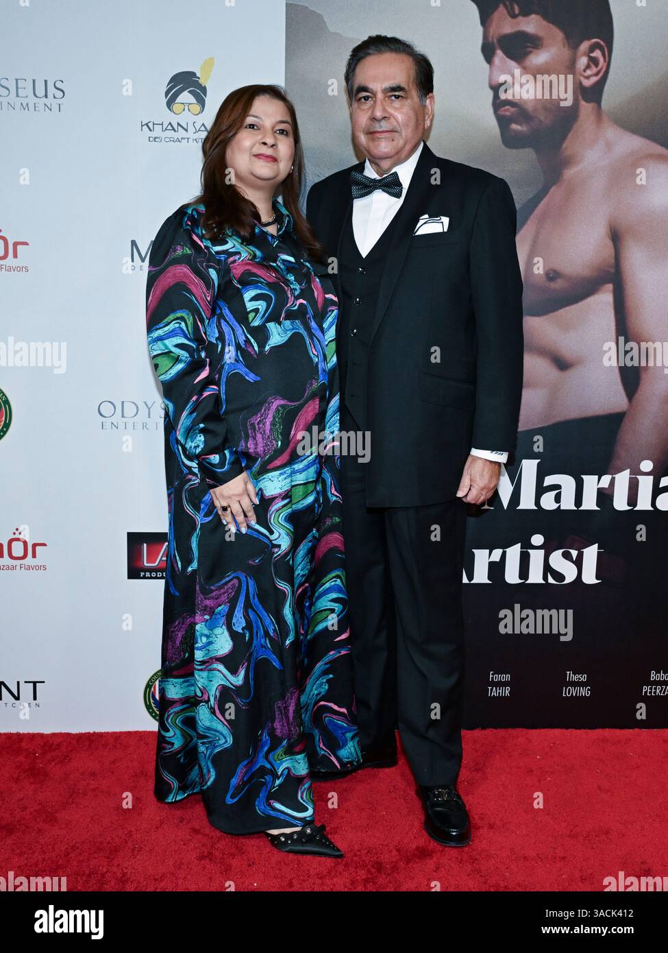 Hollywood, California, USA. 03rd Apr, 2025. Tina Khan and Adnan Khan ...