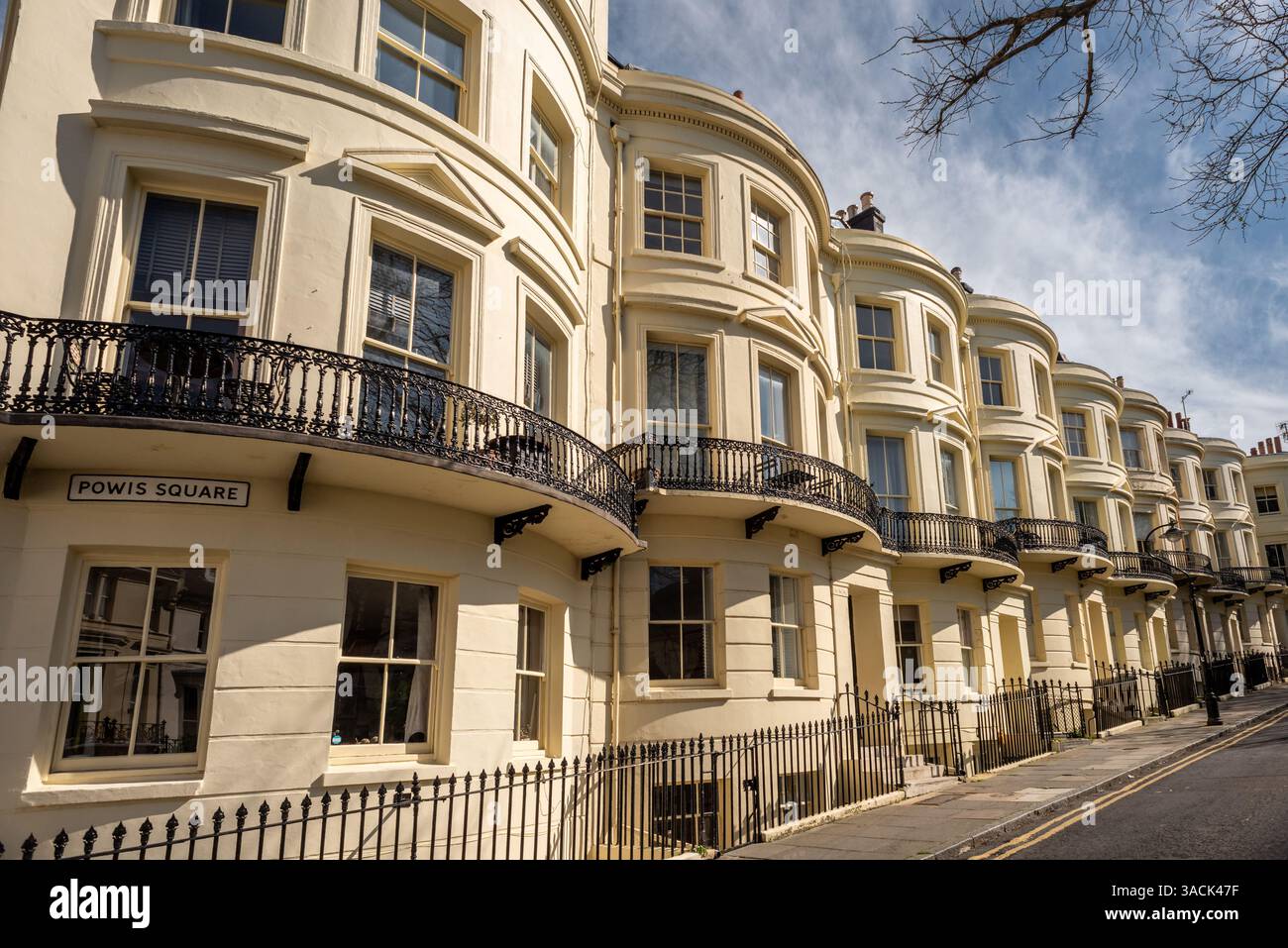 Brighton, April 4th 2025: Regency architecture in Brighton and Hove ...