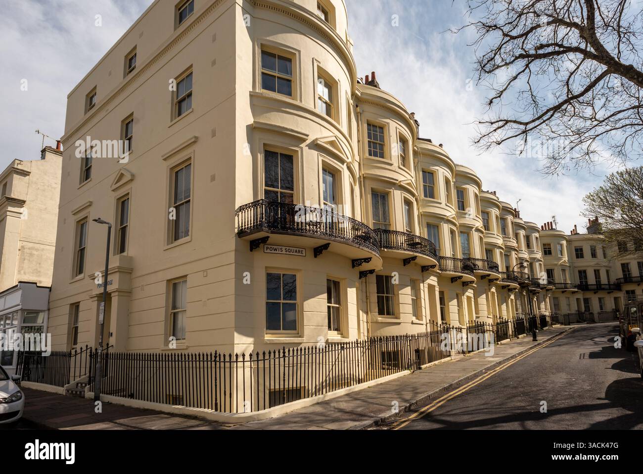 Brighton, April 4th 2025: Regency architecture in Brighton and Hove ...