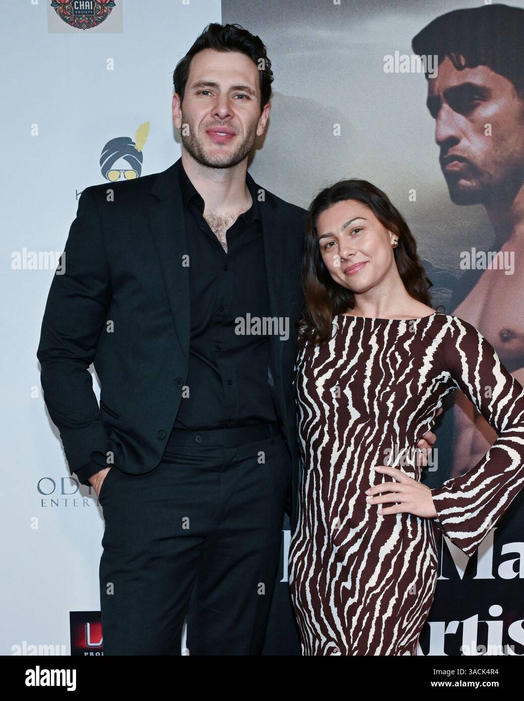 Hollywood, California, USA. 03rd Apr, 2025. Dane Larsen and Lauren Larsen. "The Martial Artist ...