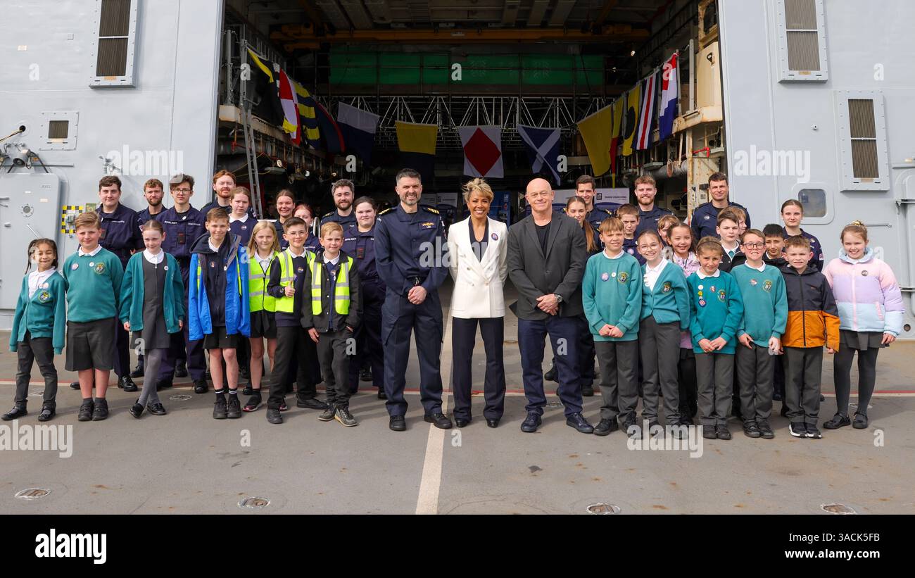 Ministry of Defence handout photo of Commander Lee RN, Dame Kelly ...