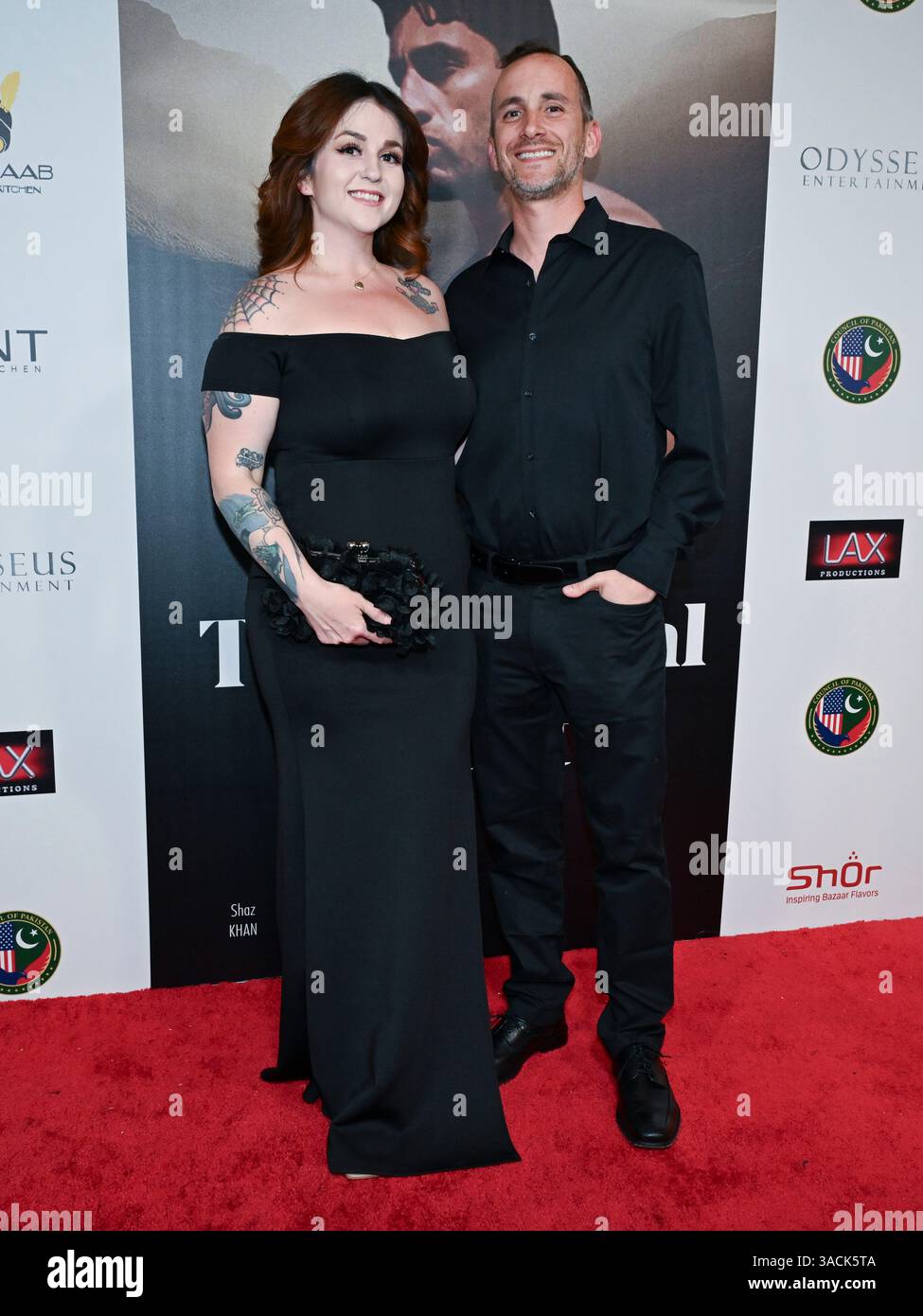April 3, 2025, Hollywood, California, USA: Amanda Schneider and Tony ...