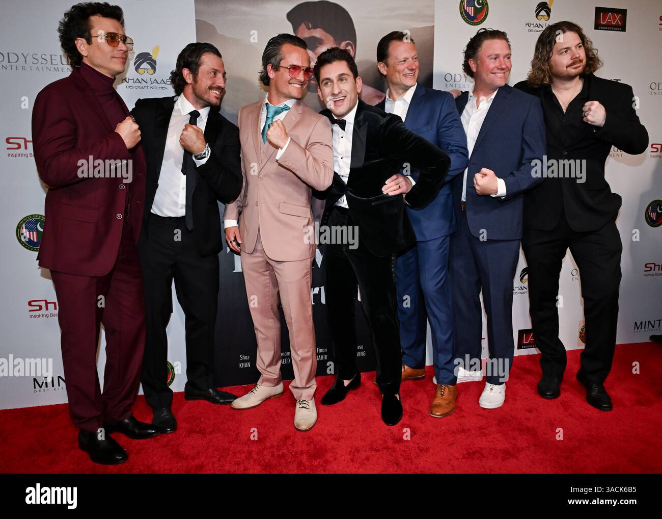 April 3, 2025, Hollywood, California, USA: Joseph Faulk, Jason Wyss ...