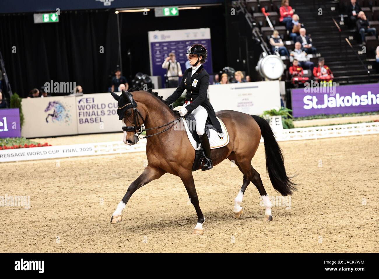 Larissa Pauluis of Belgium with Flambeau during the Grand Hotel Les ...