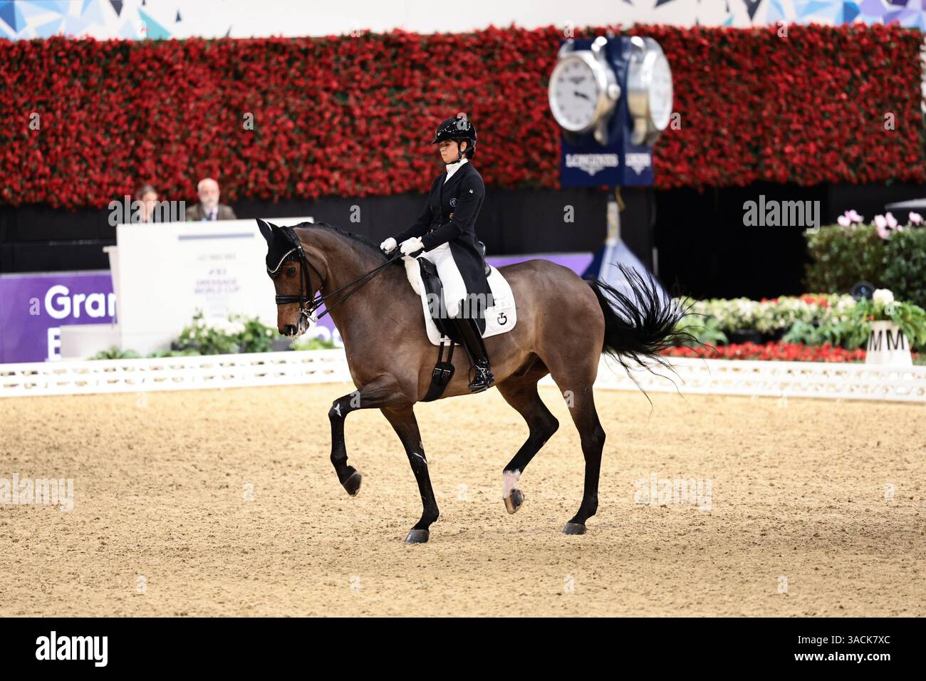 Jessica Neuhauser of Switzerland with Rockson during the Grand Hotel ...