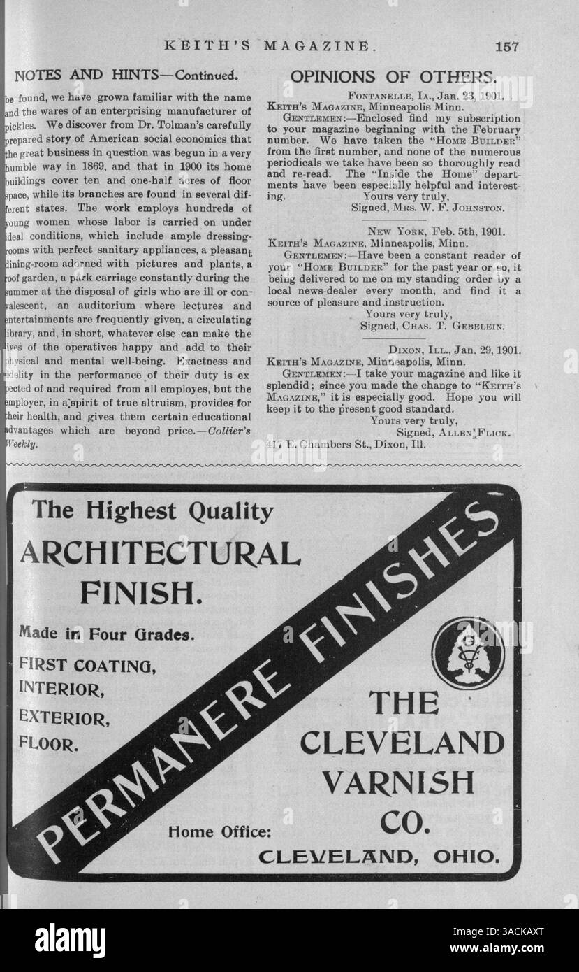 Photographs the magazine provides detailed descriptions and building ...