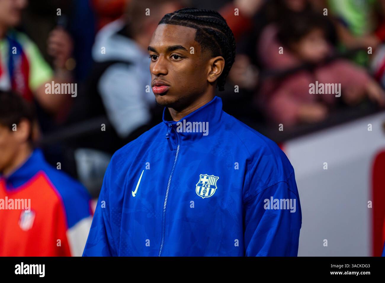 April 2, 2025, Madrid, Madrid, Spain: Alejandro Balde of FC Barcelona ...