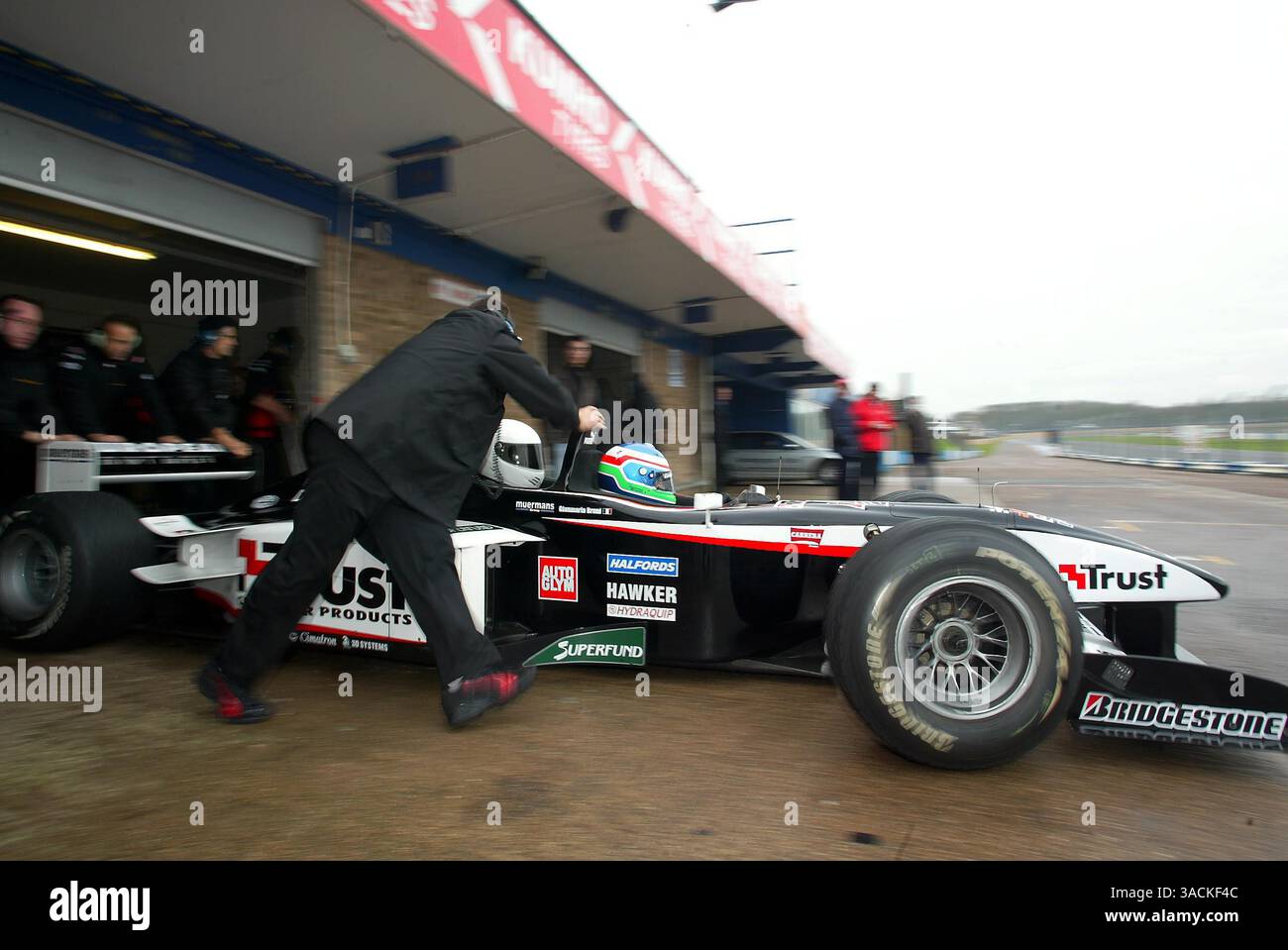 Gianmaria Bruni (ITA) Minardi Cosworth..Minardi F1x2 Day, Donington ...