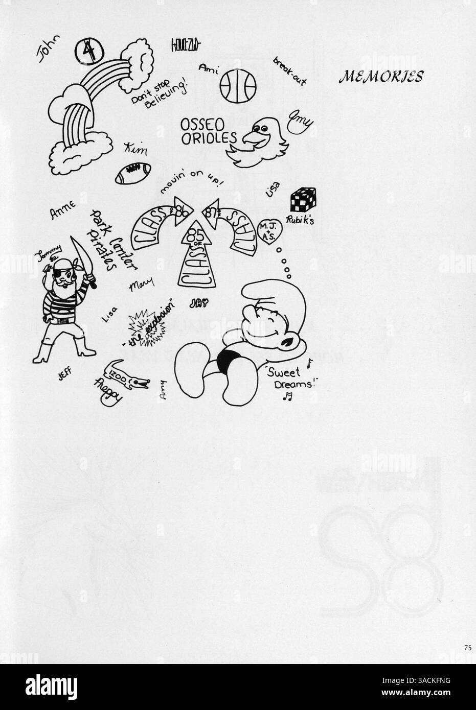 The 1982 North View Junior High Yearbook reflects on the students ...