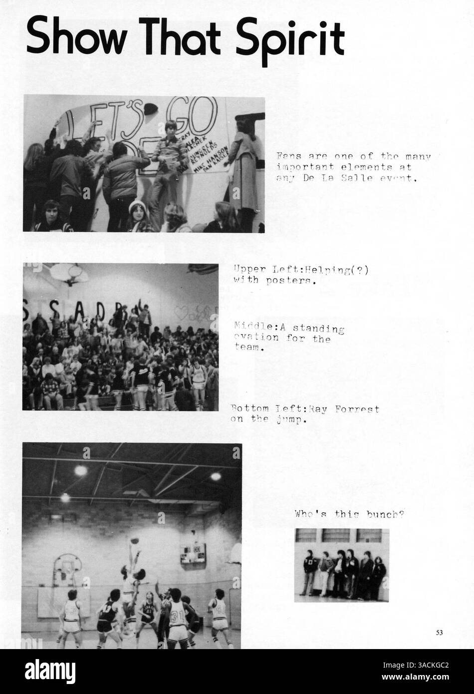 The 1979 edition of De La Salle's yearbook, Delta Seventy Nine, includes documentation of ...