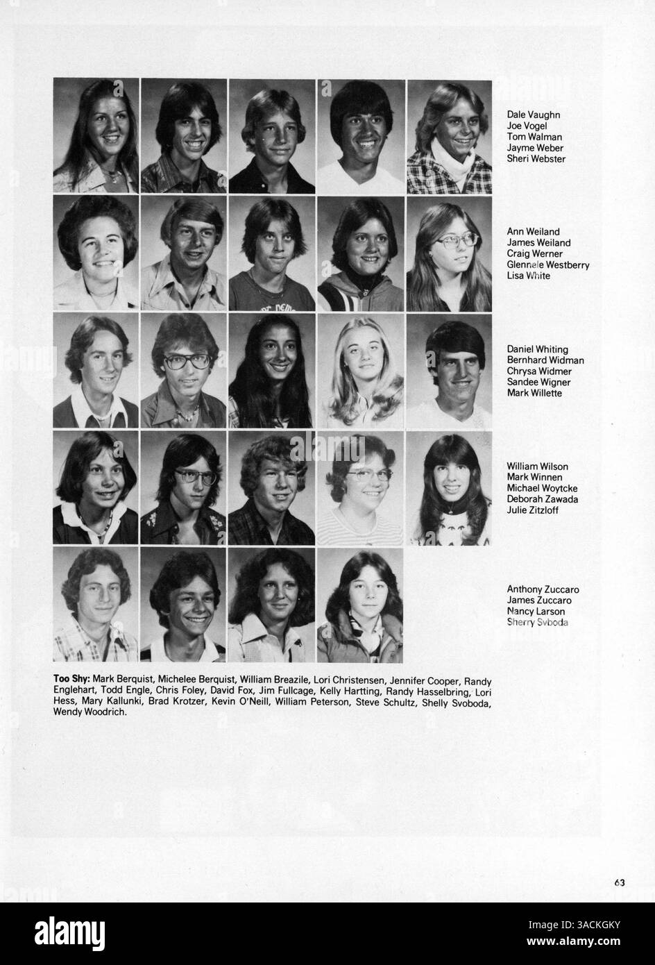 Documenting key moments from the 1977 1978 school year hi-res stock photography and images - Alamy