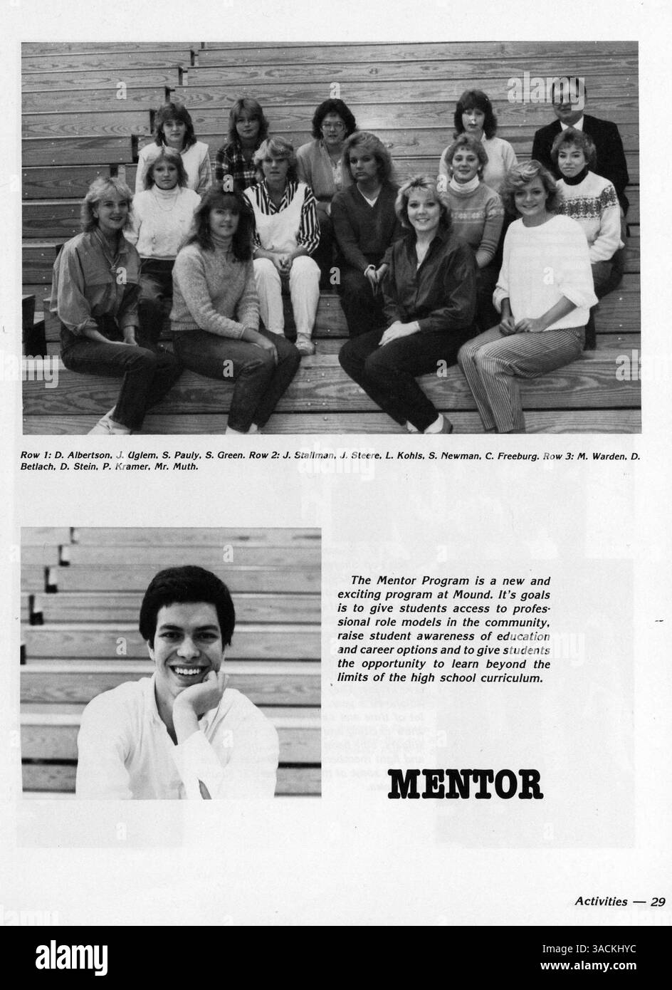 This 1985 yearbook from Mound-Westonka High School offers a detailed ...