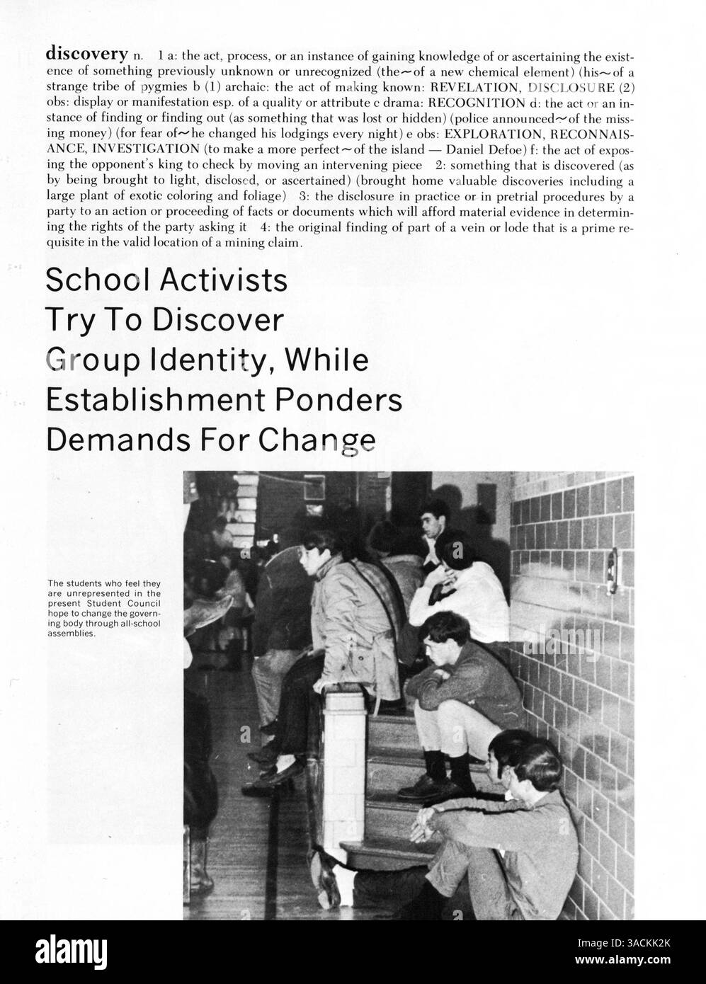 The 1969 'Voyageur' yearbook from Minnetonka High School documents key ...