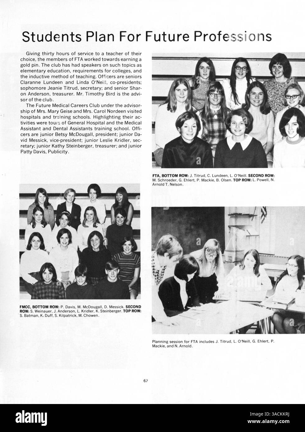 The 1969 'Voyageur' yearbook captures the students, teachers, sports ...