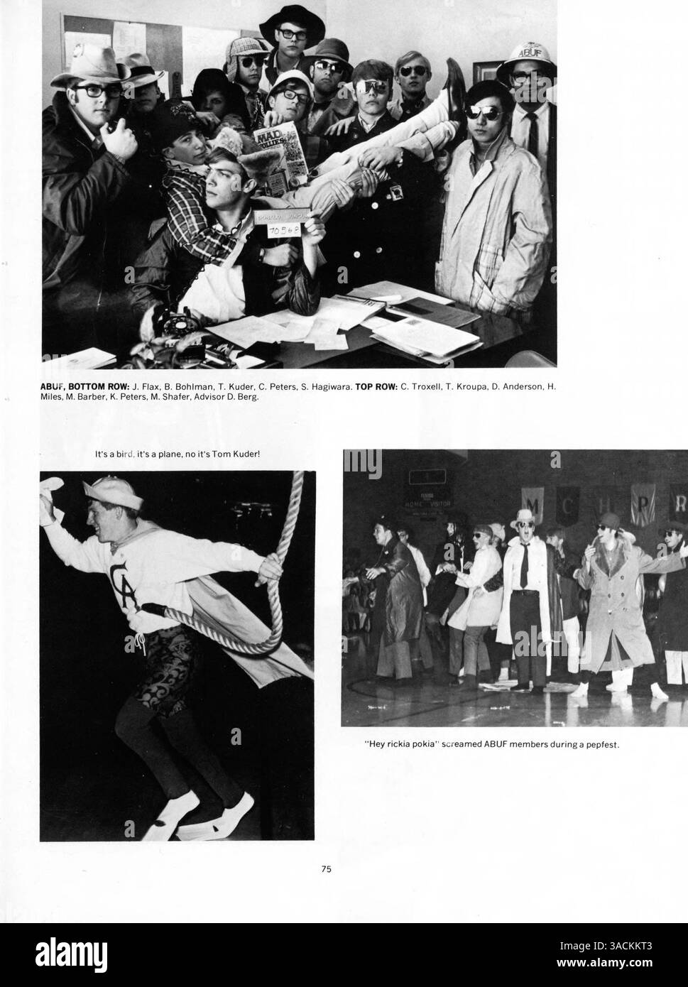 This 1969 edition of Minnetonka High School's 'Voyageur' yearbook ...