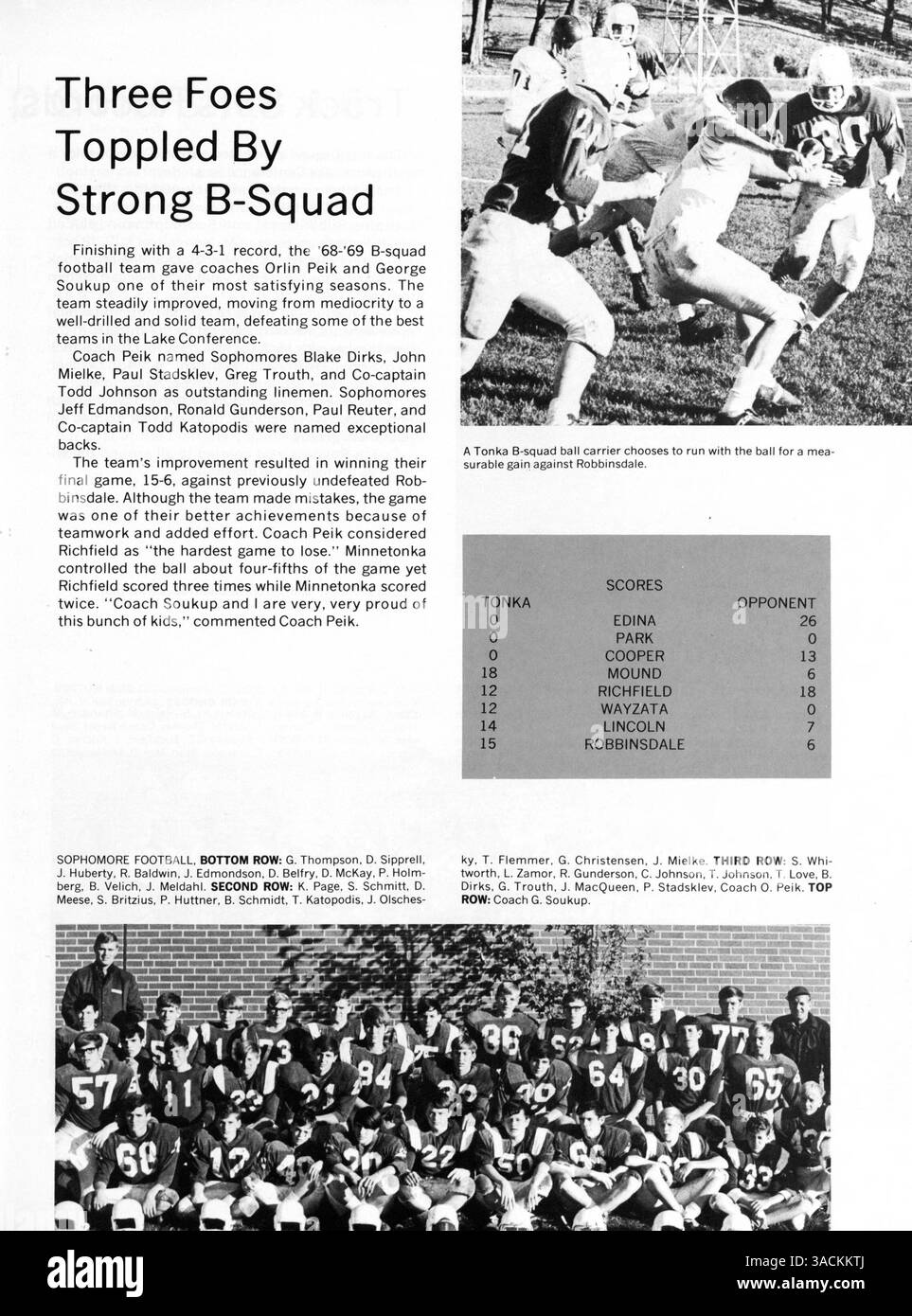 This 1969 edition of Minnetonka High School’s 'Voyageur' yearbook ...
