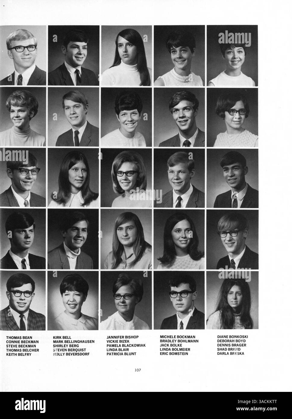 Yearbook captures minnetonka high schools student body hi-res stock ...