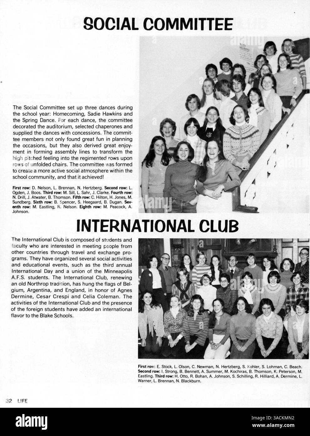 The 'Reflections' yearbook of 1978 from Blake School captures the ...