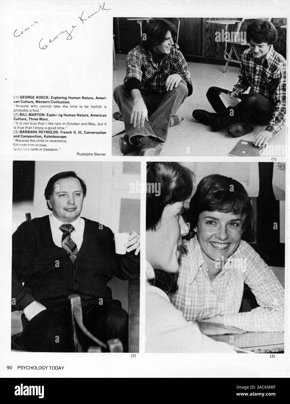 The 1978 'Reflections' Blake Yearbook documents Blake School's student ...