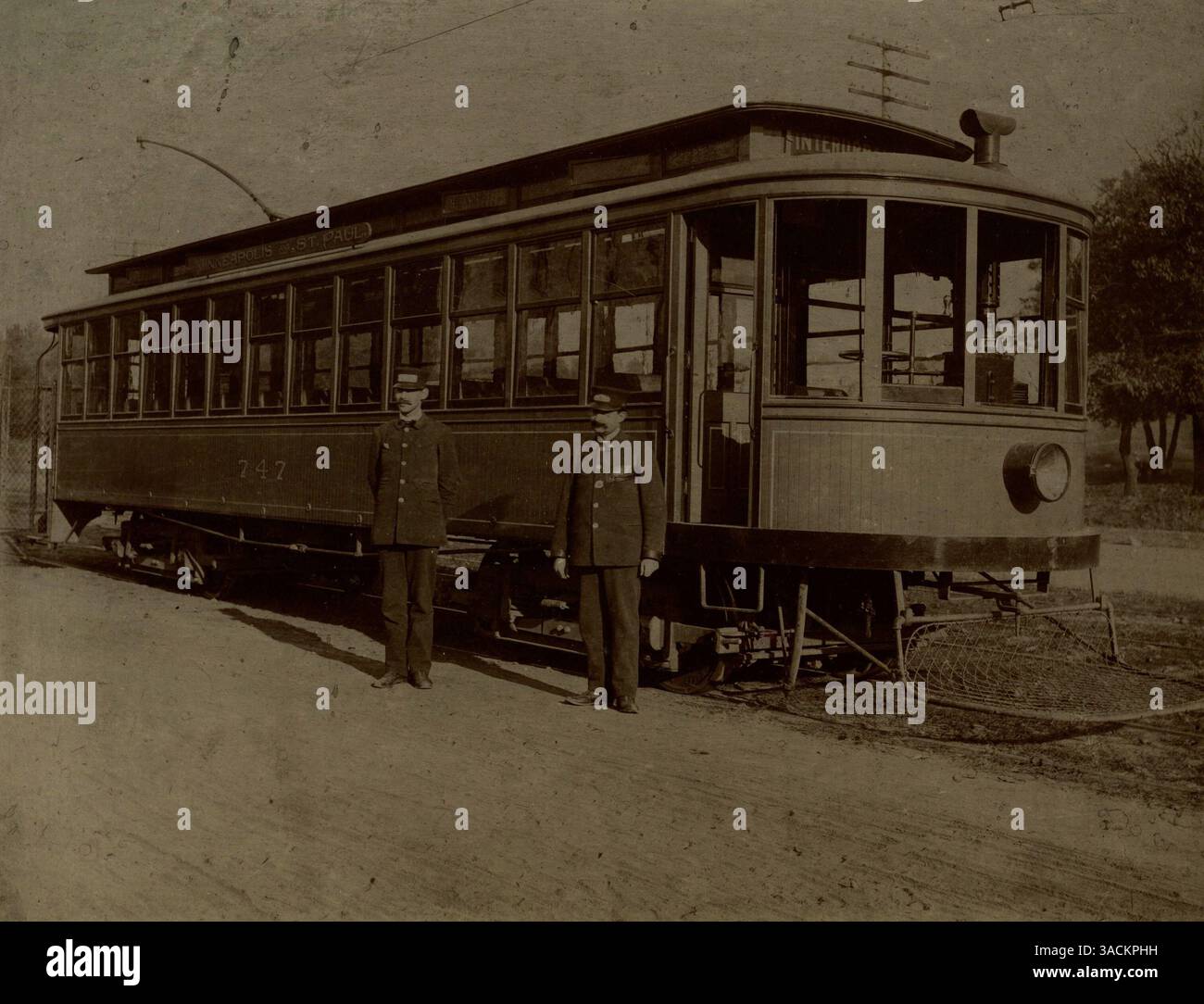 The Twin City Lines Trolley Car, an iconic form of public ...