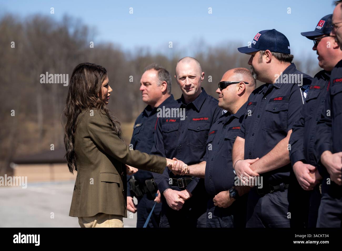 Department of Homeland Security (DHS) Secretary Kristi Noem visits ...
