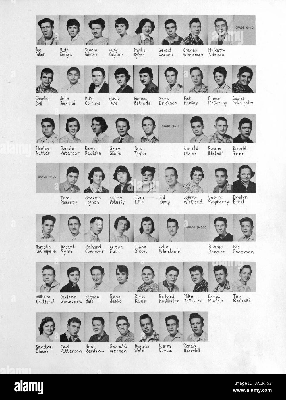 The 1956 yearbook from Wendell Phillips Junior High features the ...