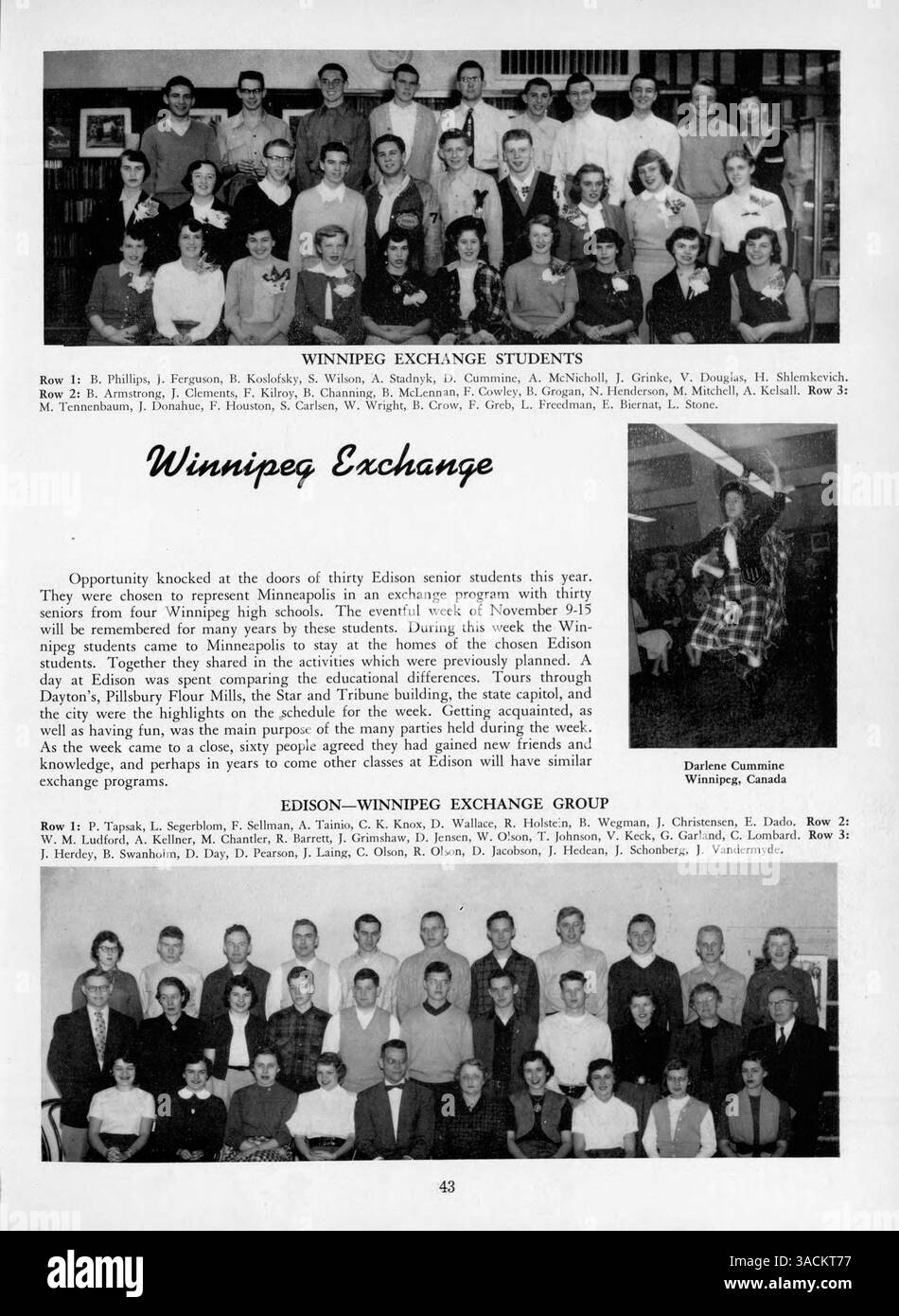 The 1953 Wizard yearbook captures the diverse experiences of students ...