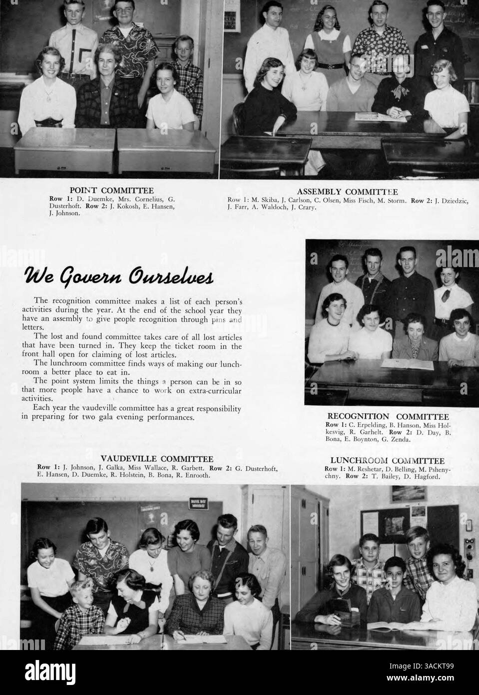 The 1953 Wizard yearbook from Edison High School captures the academic ...