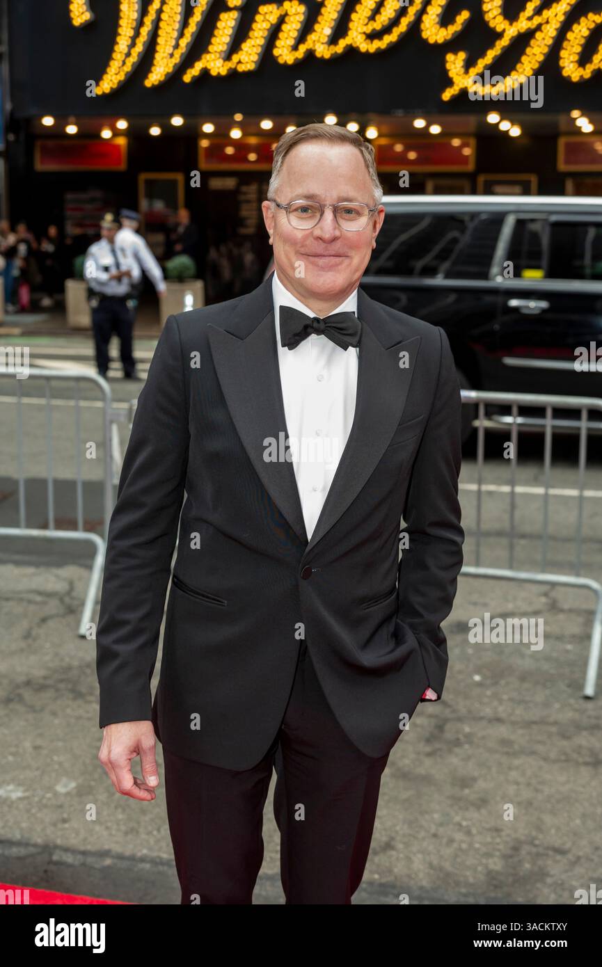 New York, United States. 03rd Apr, 2025. Scott Pask attends "Good Night ...