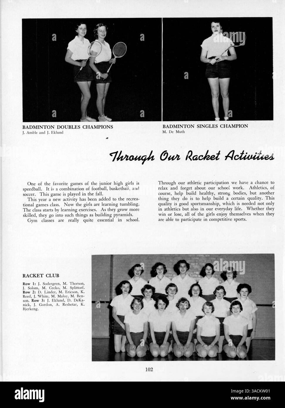 The 1953 Wizard yearbook from Edison High School captures highlights of ...