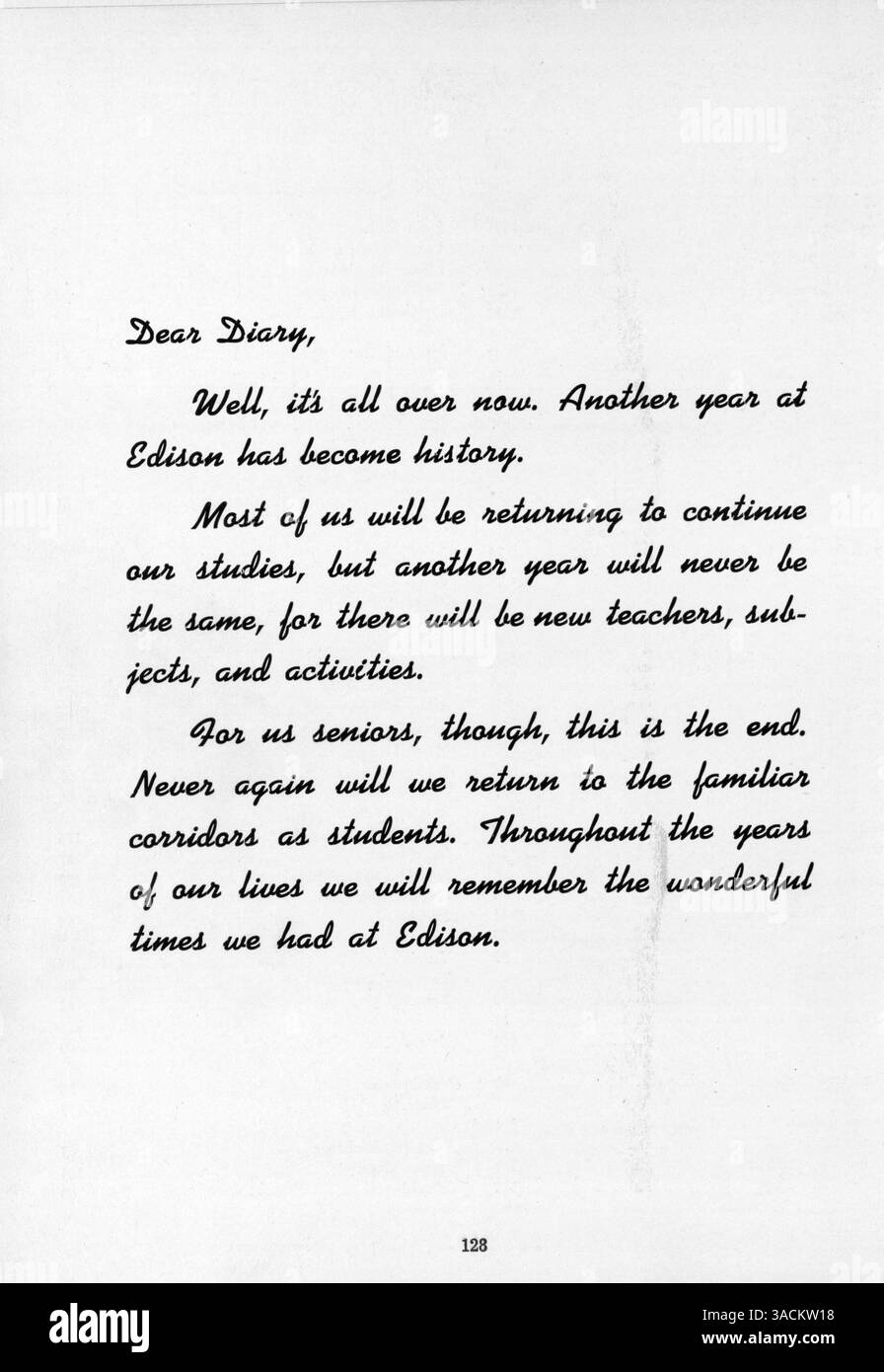 The 1953 Wizard yearbook from Edison High School captures the spirit of ...