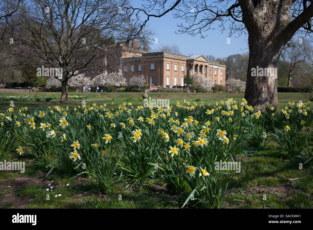 Himley Hall photographed in early Spring, 2025. Staffordshire. England ...