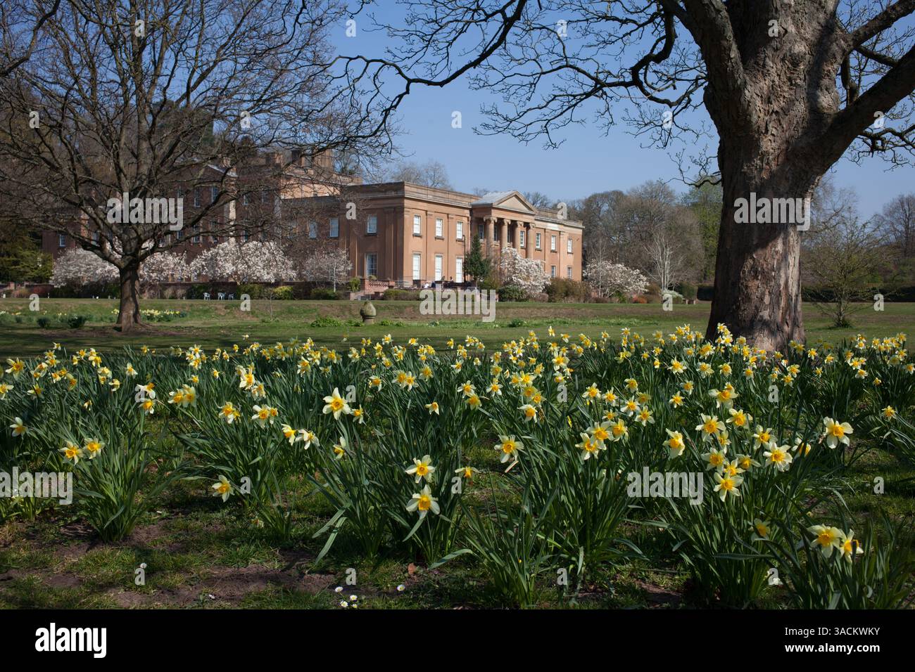 Himley Hall photographed in early Spring, 2025. Staffordshire. England ...