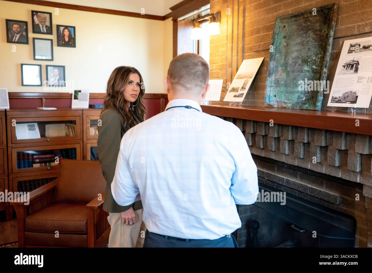 Department of Homeland Security (DHS) Secretary Kristi Noem visits ...