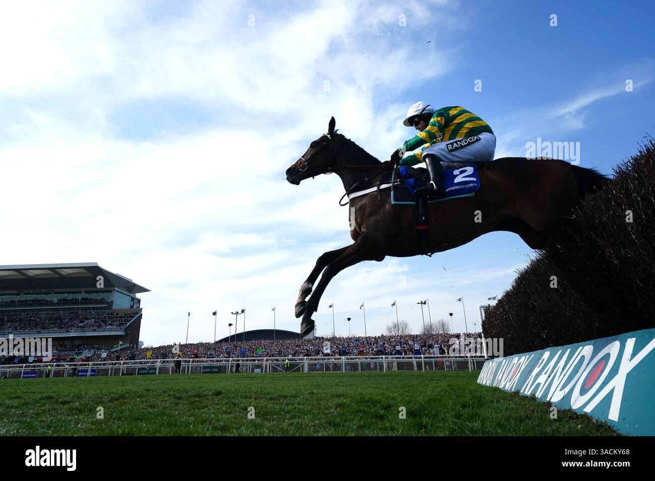 Jonbon ridden by Nico de Boinville (left) on their way to winning the ...