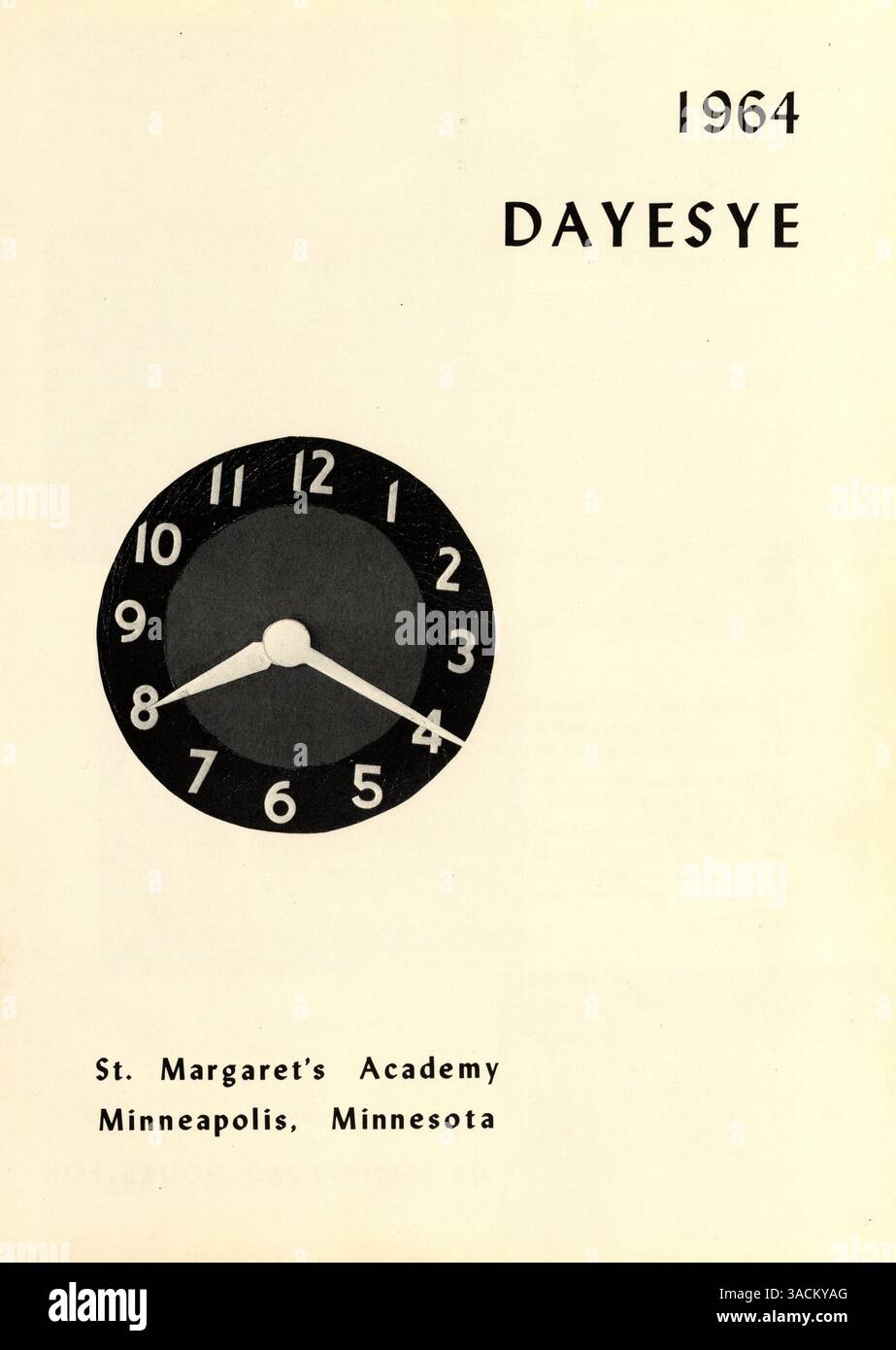 This 1964 Dayesye yearbook from St. Margaret's Academy documents ...