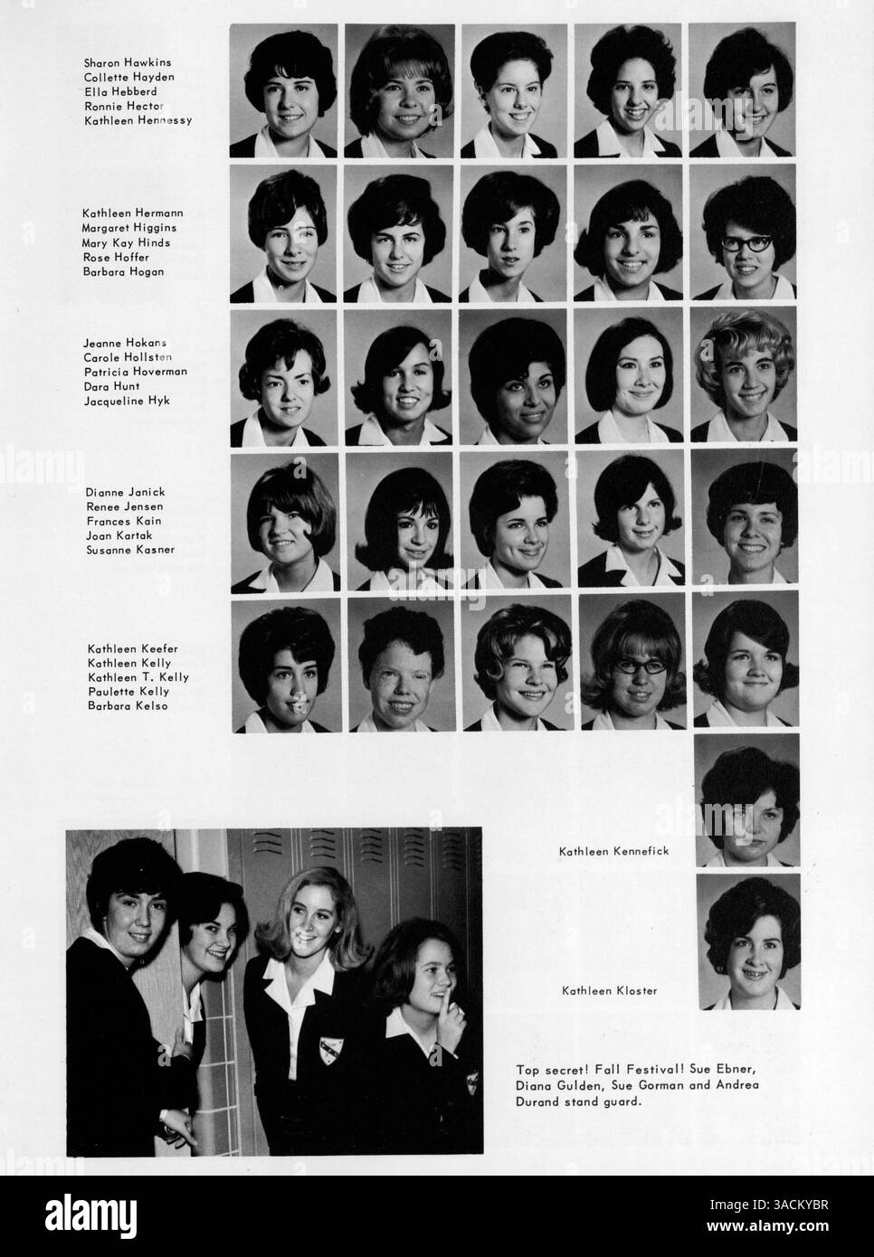 The 1964 Dayesye yearbook from St. Margaret's Academy captures the ...