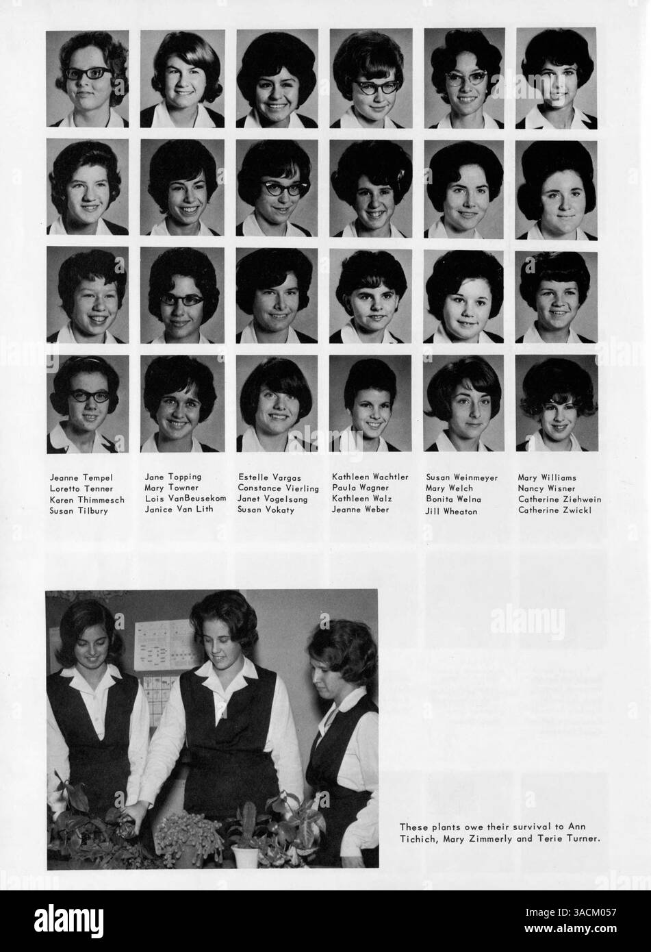 The 1964 Dayesye yearbook from St. Margaret's Academy captures the ...