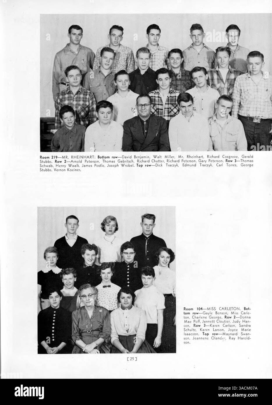 The 1956 edition of the Tradewind yearbook records the students ...