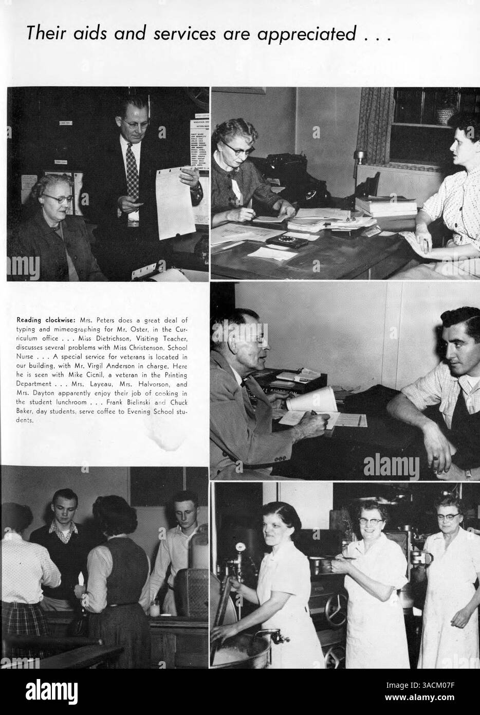 The 1956 Tradewind yearbook documents students, teachers, clubs ...