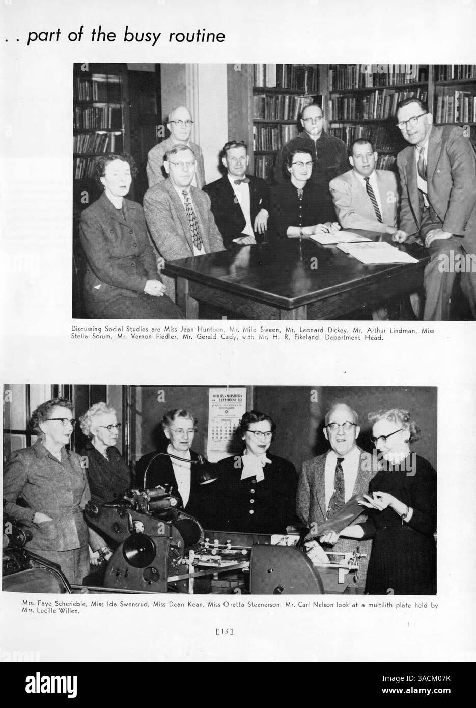 This 1956 Tradewind yearbook records the students, teachers, clubs ...